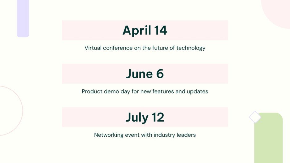 Geometric Shapes Design Newsletter Presentation