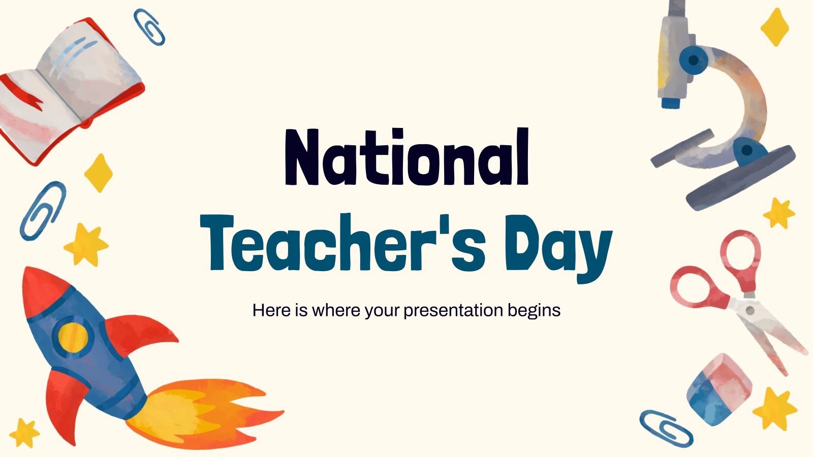 National Teacher's Day Presentation