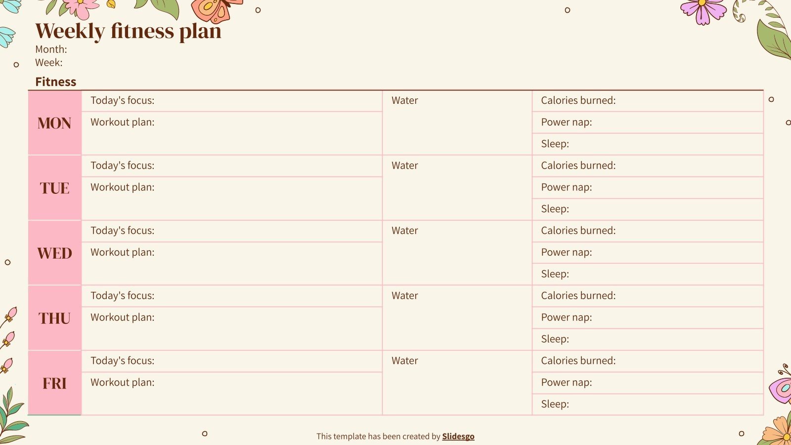 Coquette Aesthetic Planner Presentation