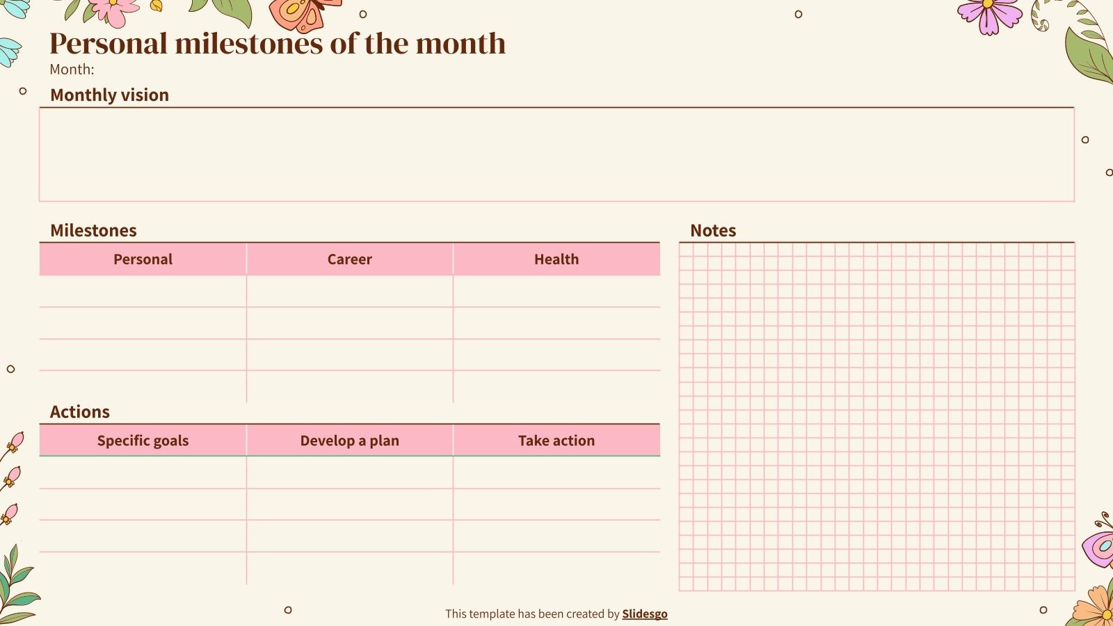Coquette Aesthetic Planner Presentation
