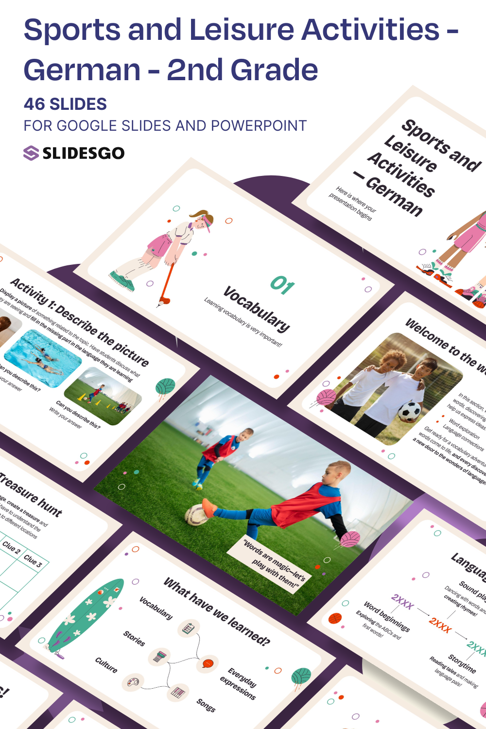 Sports and Leisure Activities - German - 2nd Grade