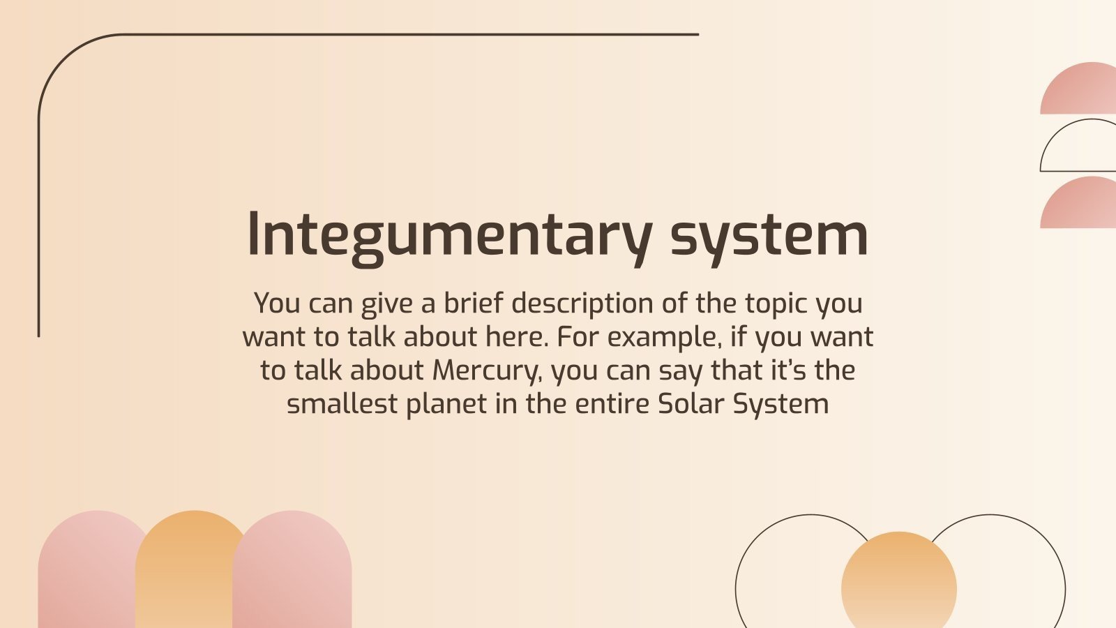Integumentary System for Medical Students | Google Slides & PPT