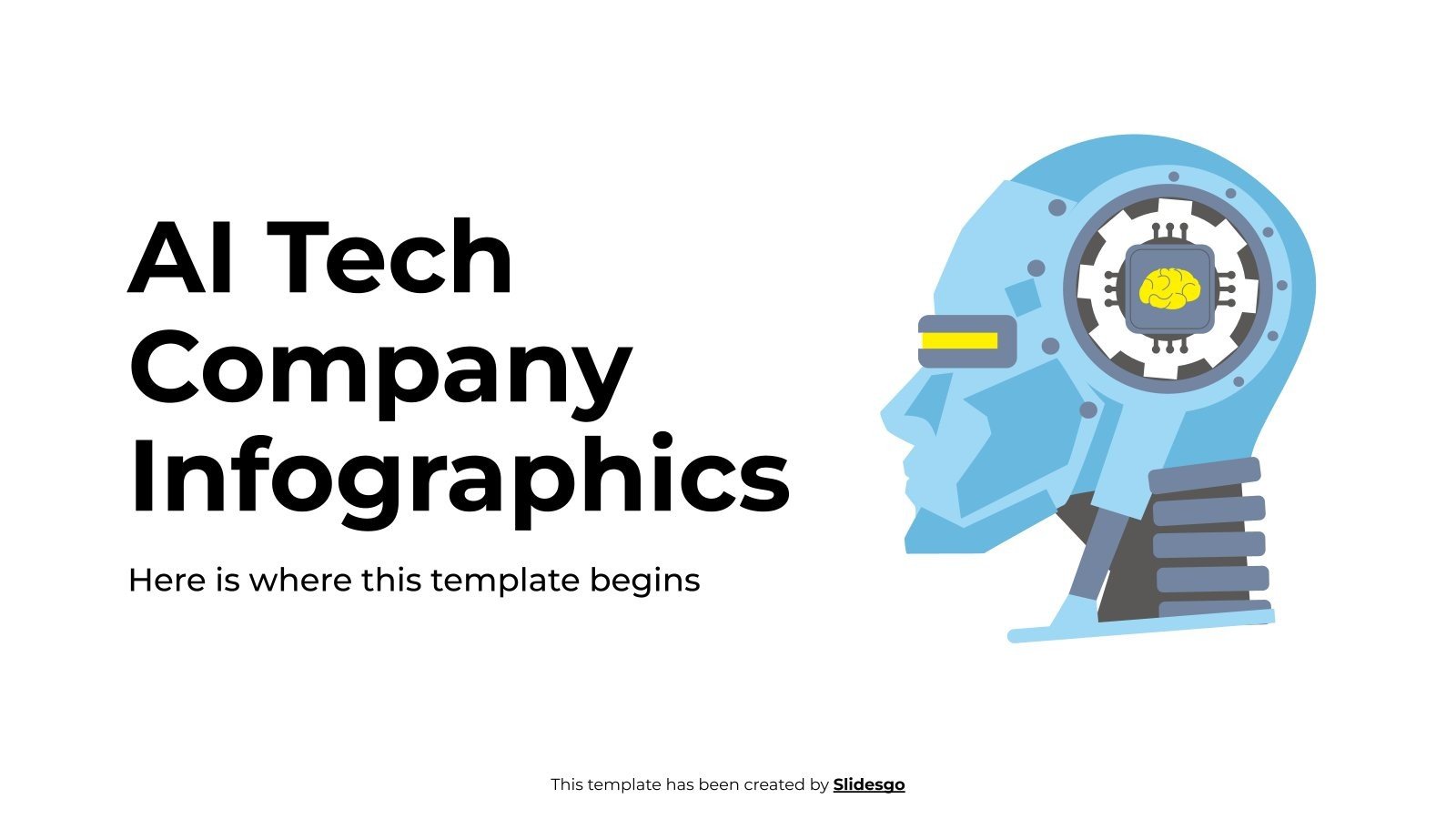 AI Tech Company Infographics Template
