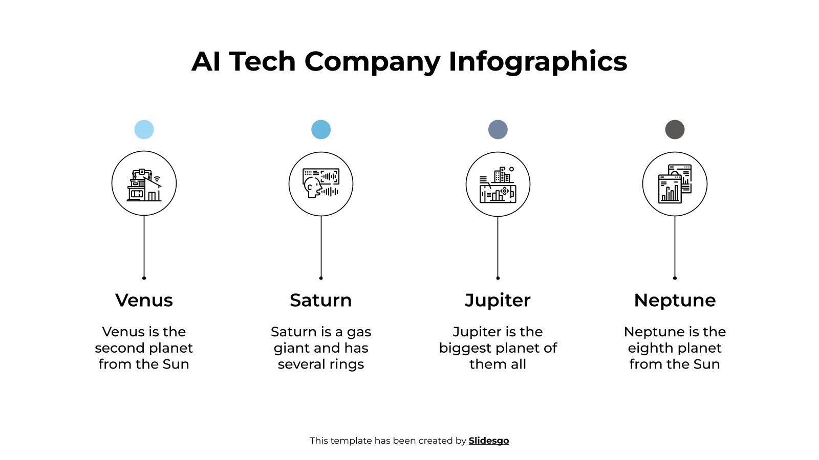 AI Tech Company Infographics Template