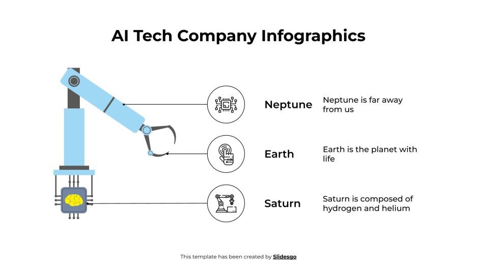 AI Tech Company Infographics Template