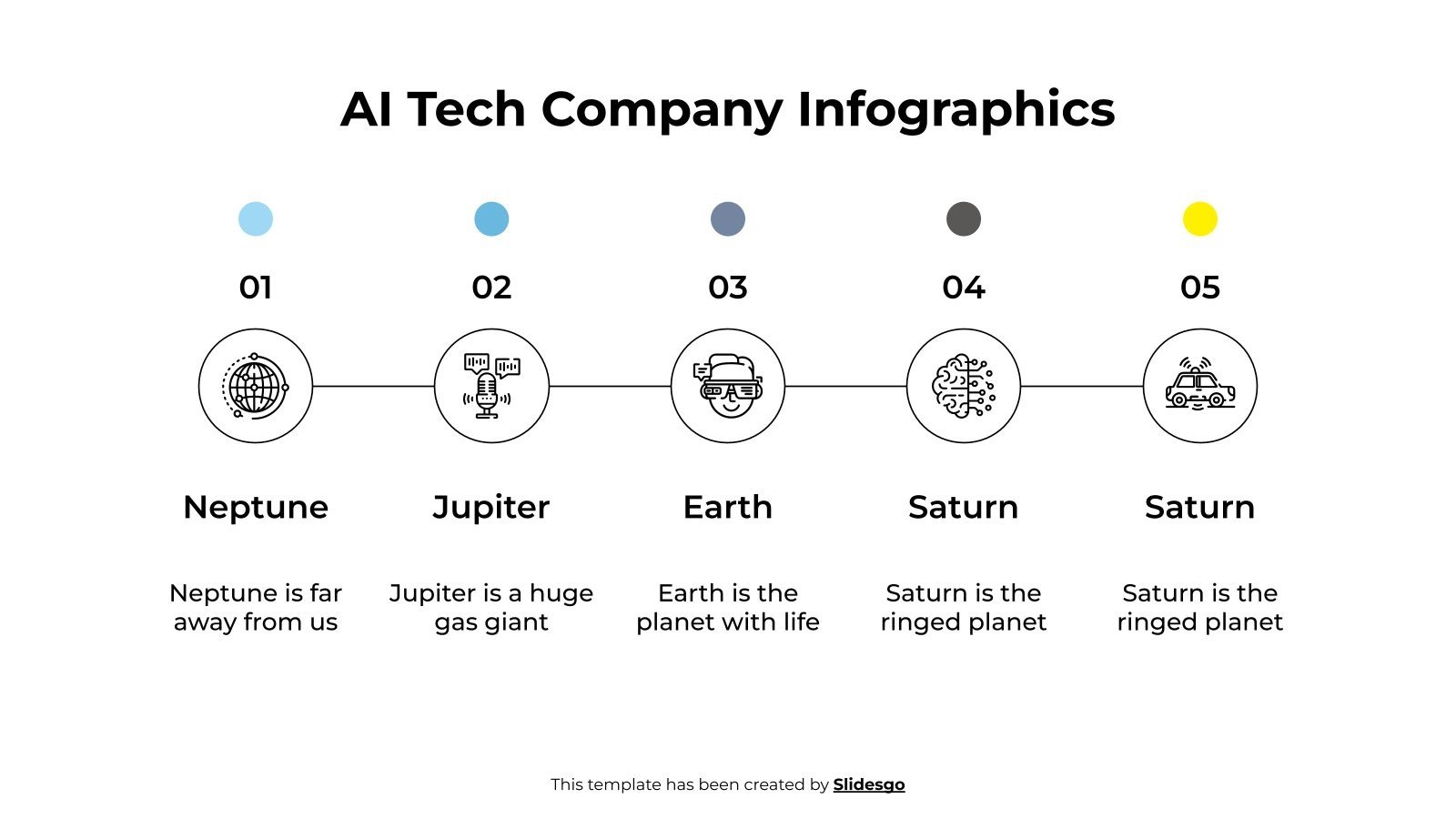 AI Tech Company Infographics Template