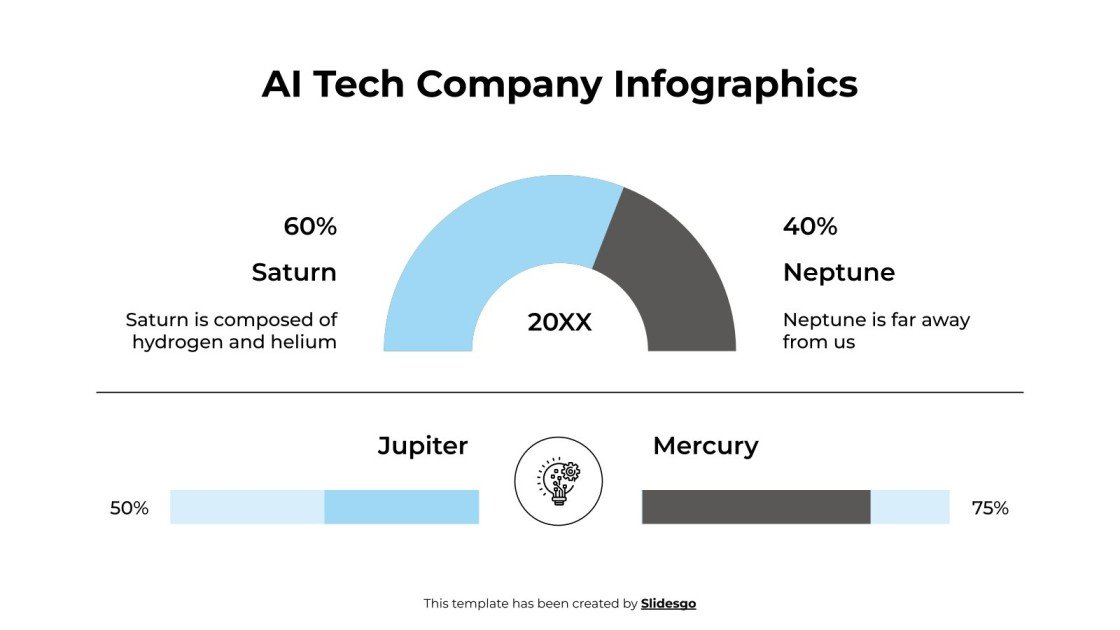 AI Tech Company Infographics Template