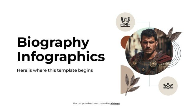 Biography Infographics Template