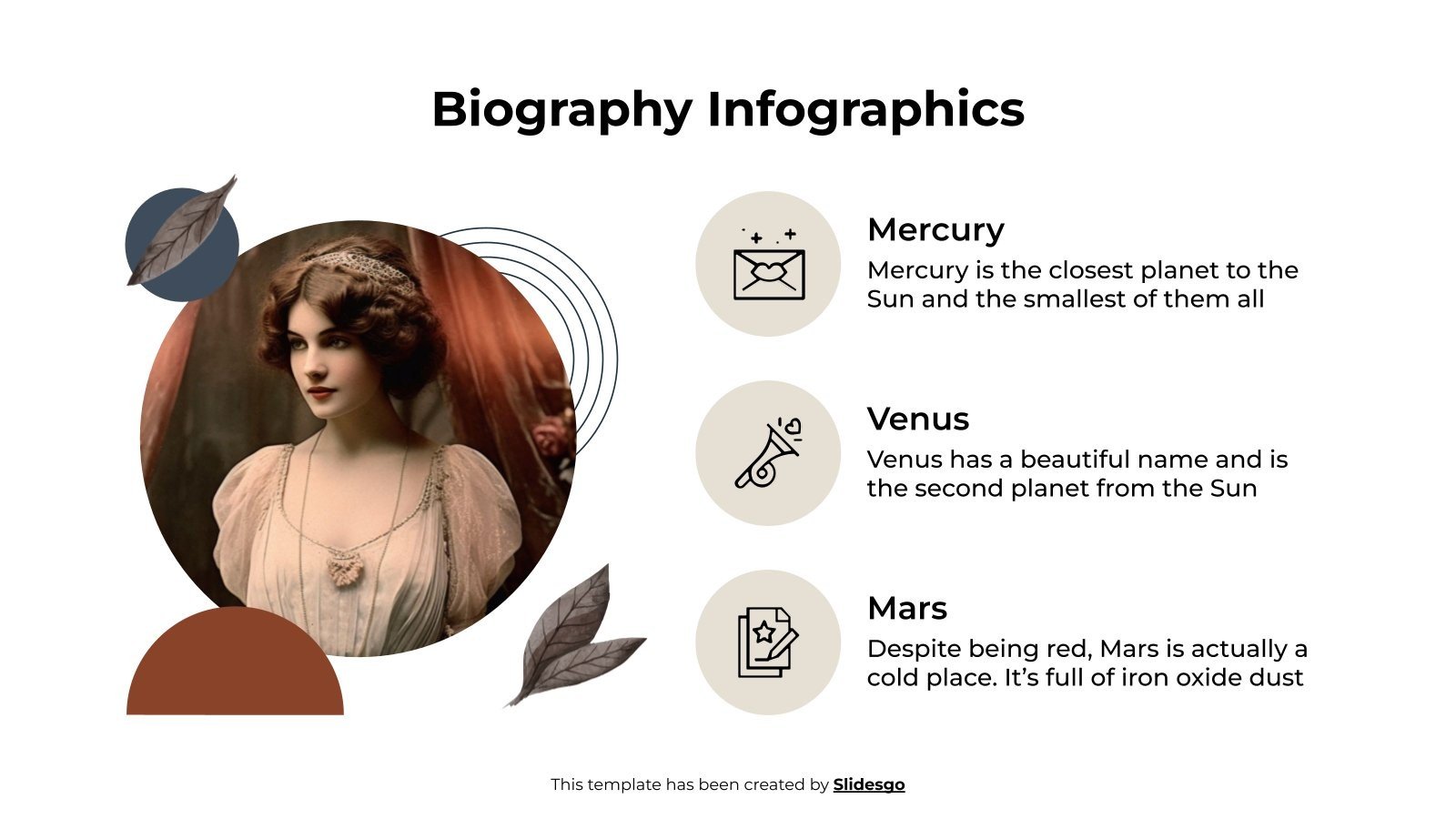 Biography Infographics Template