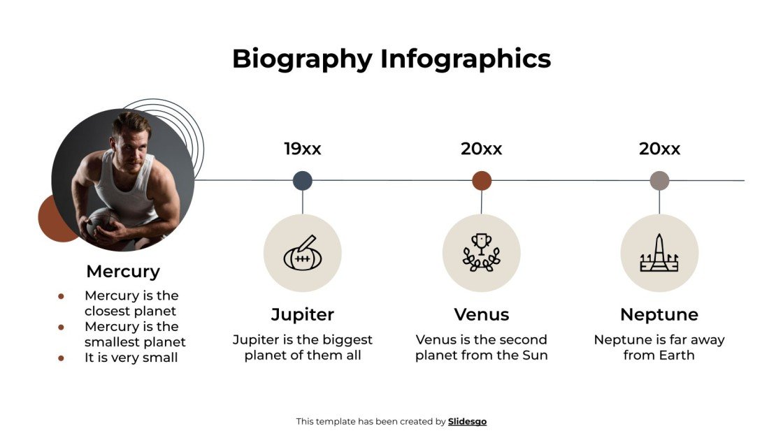 Biography Infographics Template