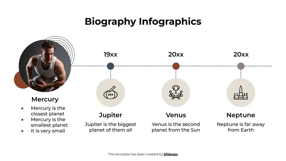 Biography Infographics Template