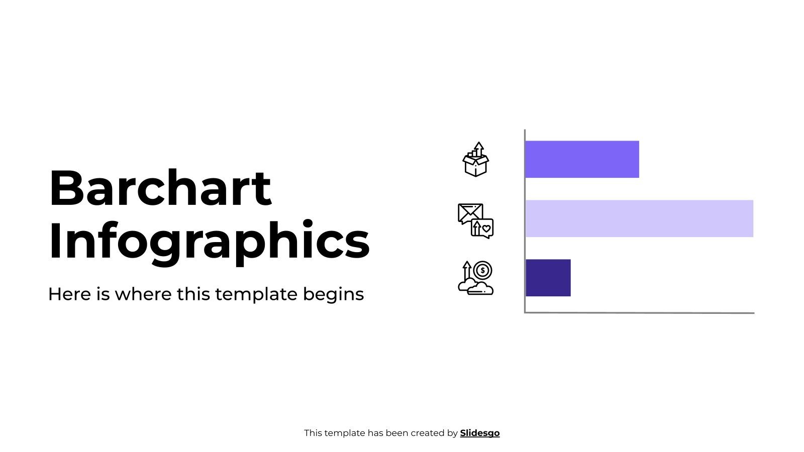 Modèle Infographies des diagramme à barres