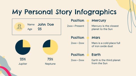 My Personal Story Infographics Template