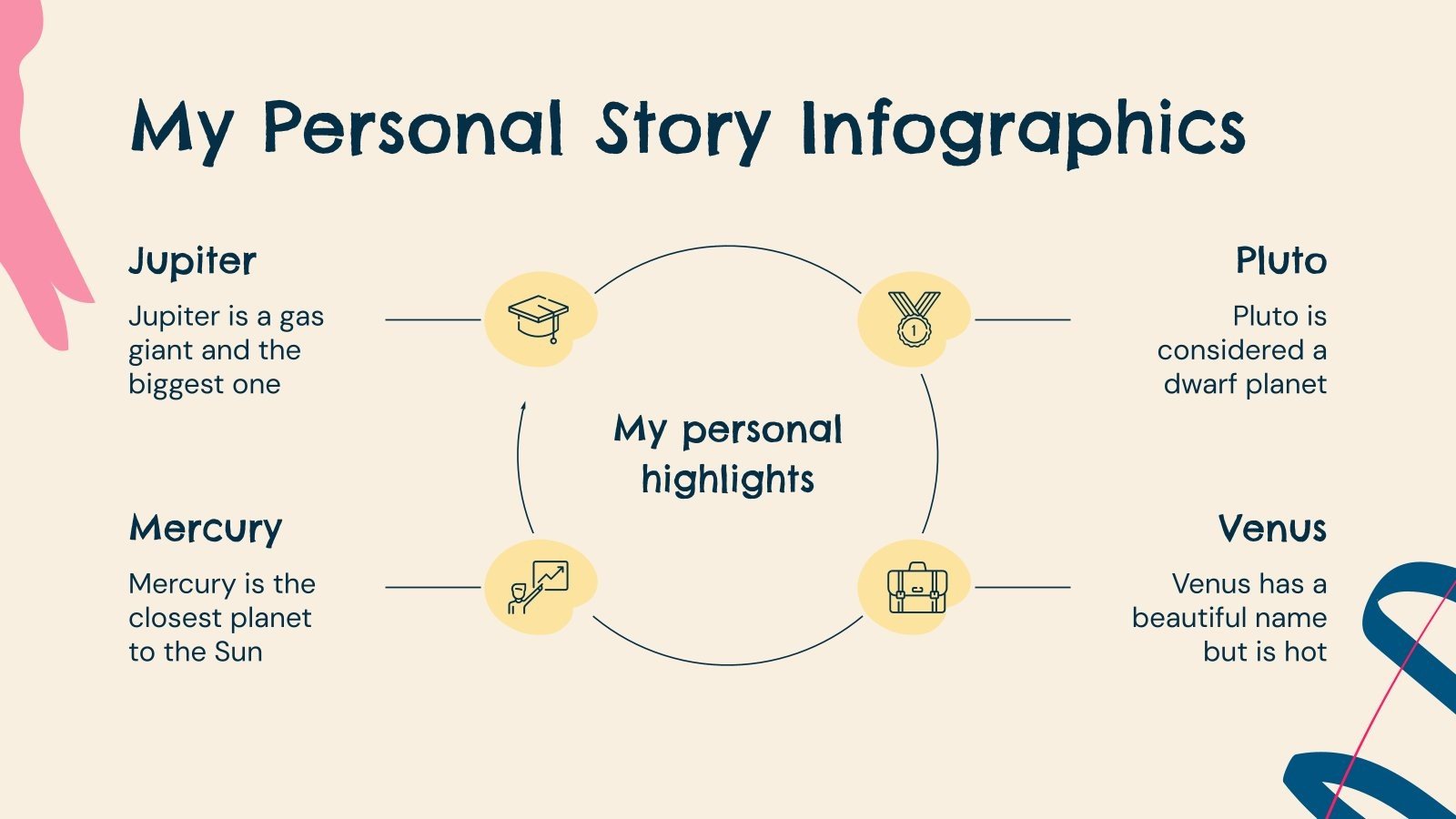 My Personal Story Infographics Template