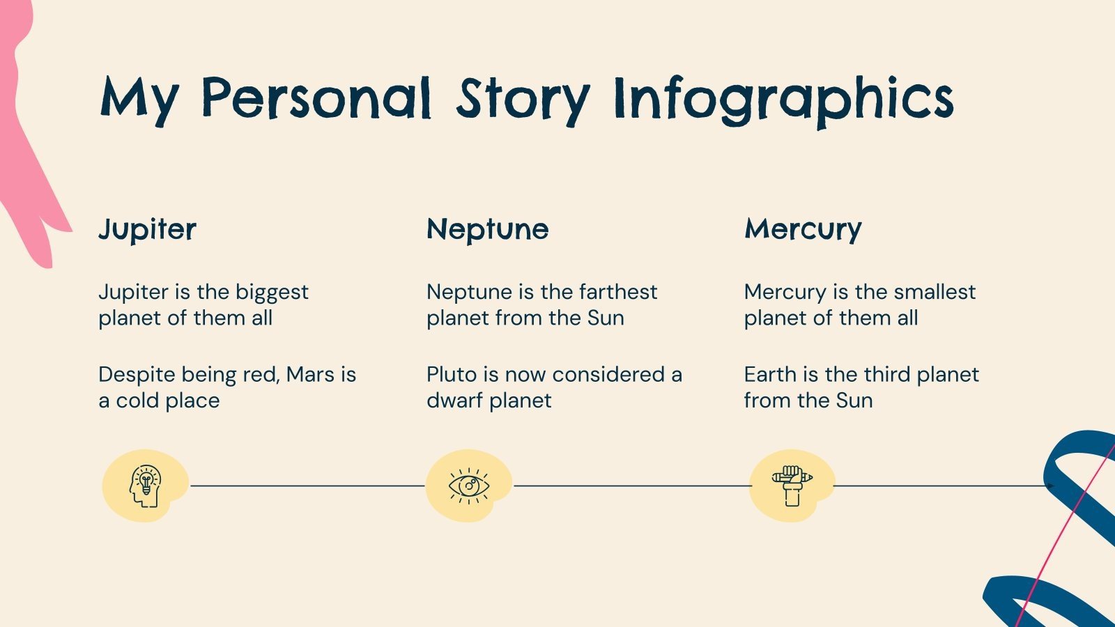 My Personal Story Infographics Template