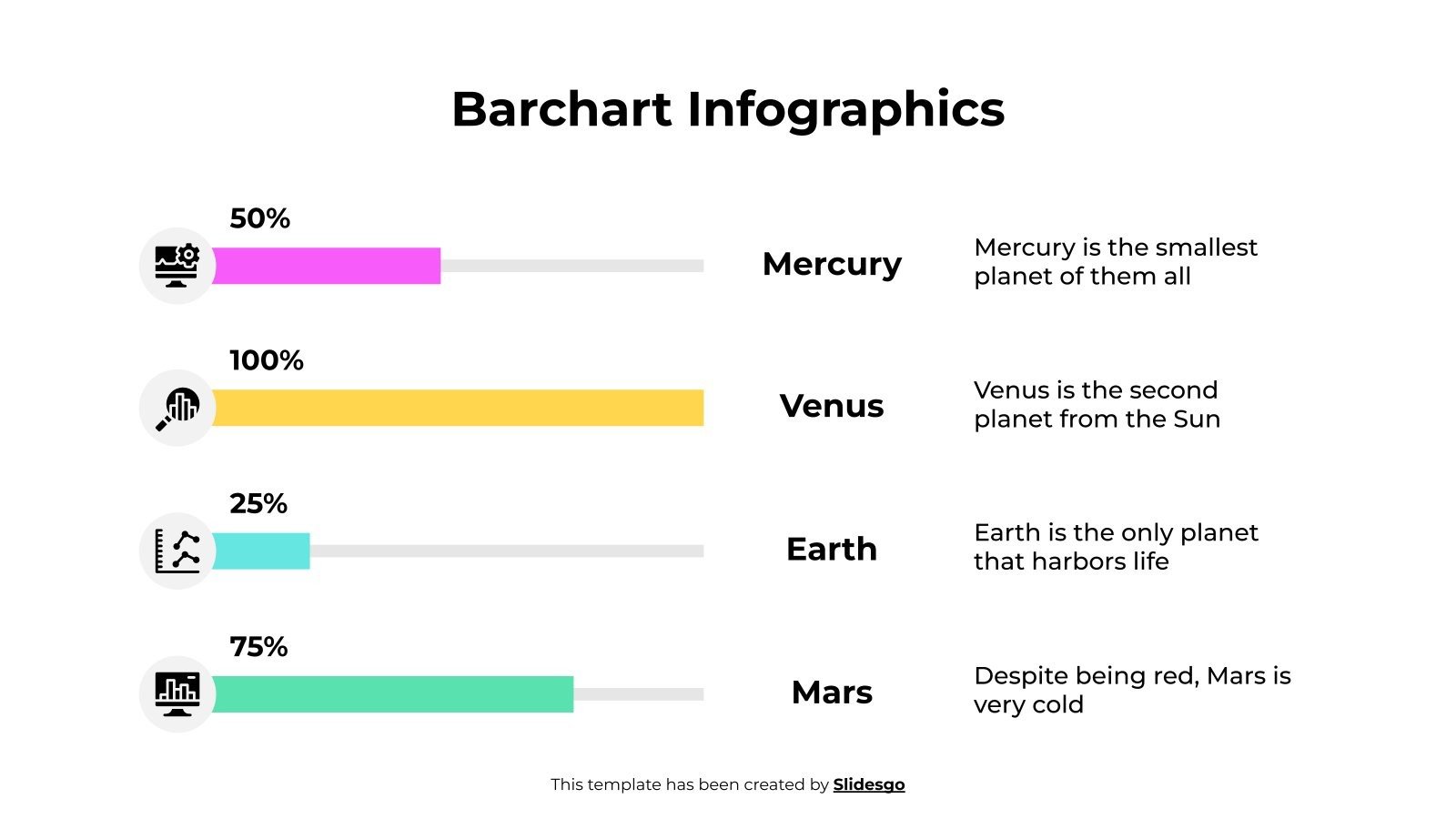 Barchart Infographics Template