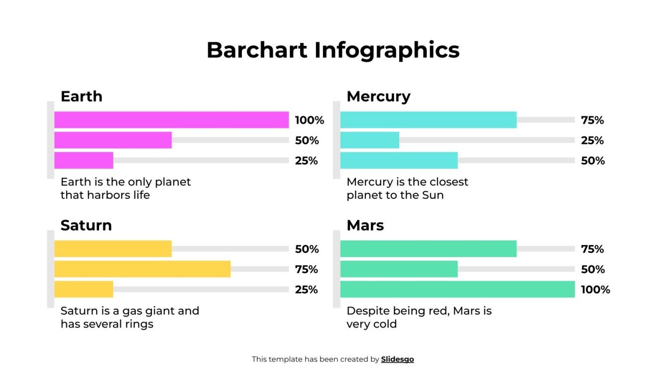 Barchart Infographics Template