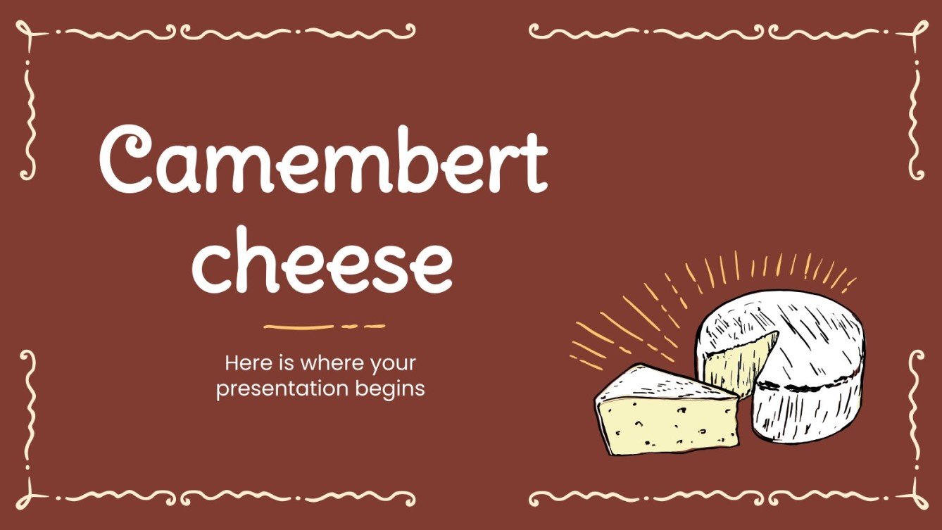 Camembert Cheese Presentation