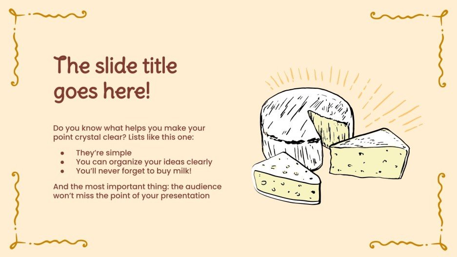 Camembert Cheese Presentation