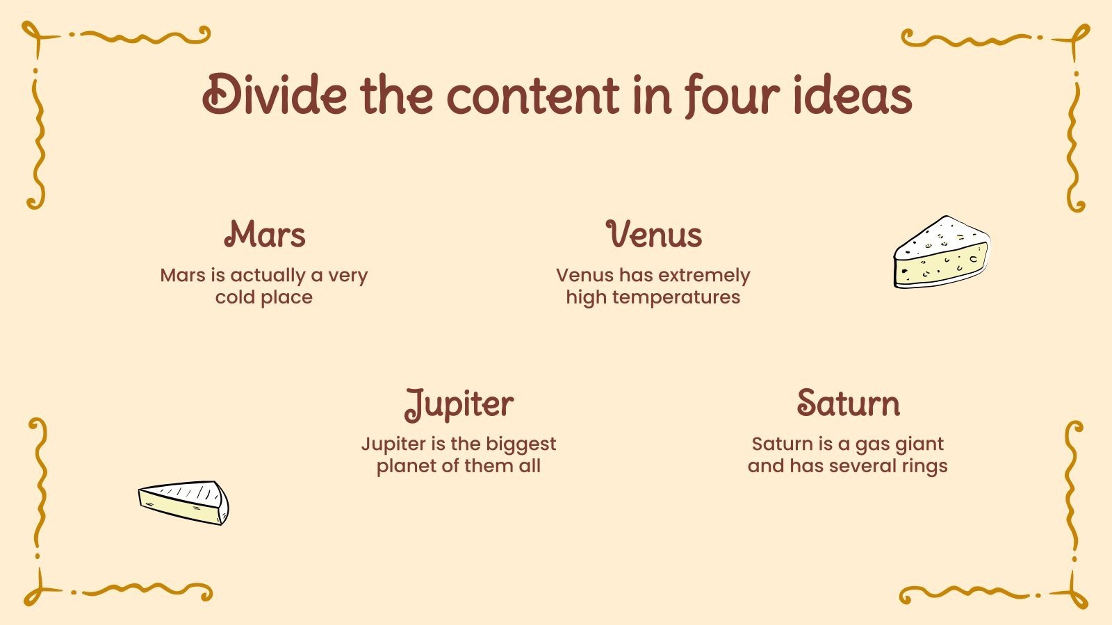 Camembert Cheese Presentation