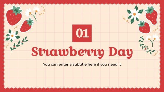 Let's Celebrate Strawberry Day! | Google Slides & PowerPoint