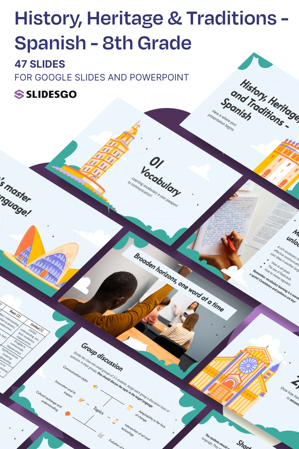 History, Heritage, and Traditions - Spanish - 8th Grade