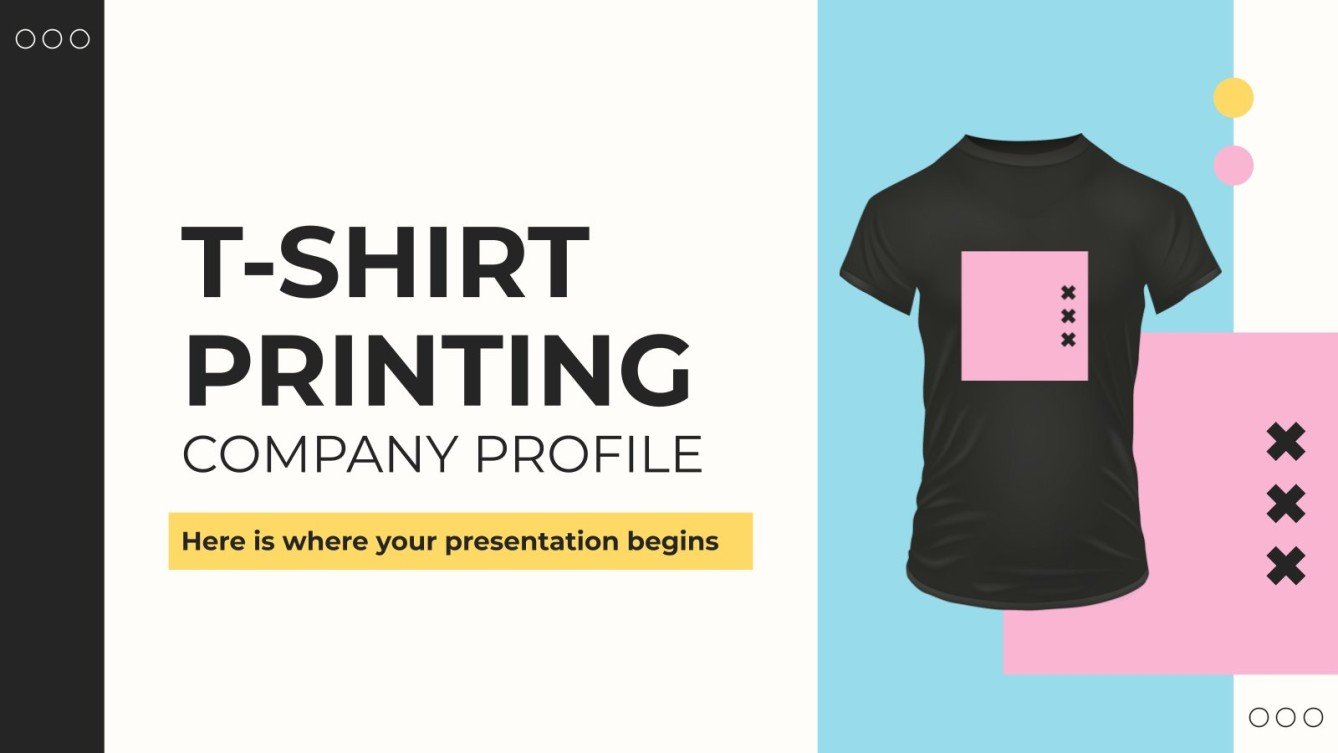 T-shirt Printing Company Profile Presentation