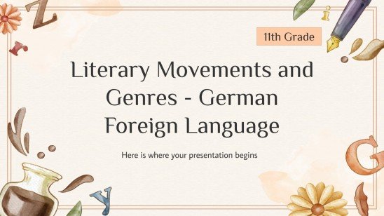 Literary Movements and Genres - German | Google Slides