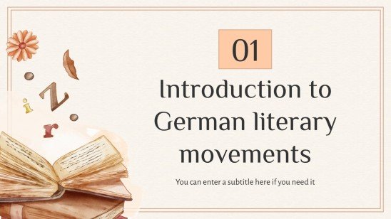 Literary Movements and Genres - German | Google Slides