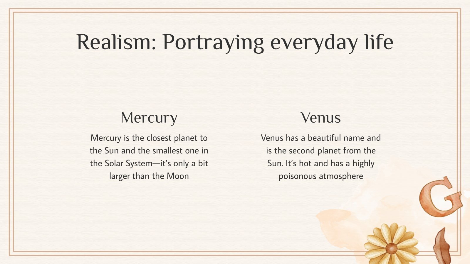 Literary Movements and Genres - German | Google Slides