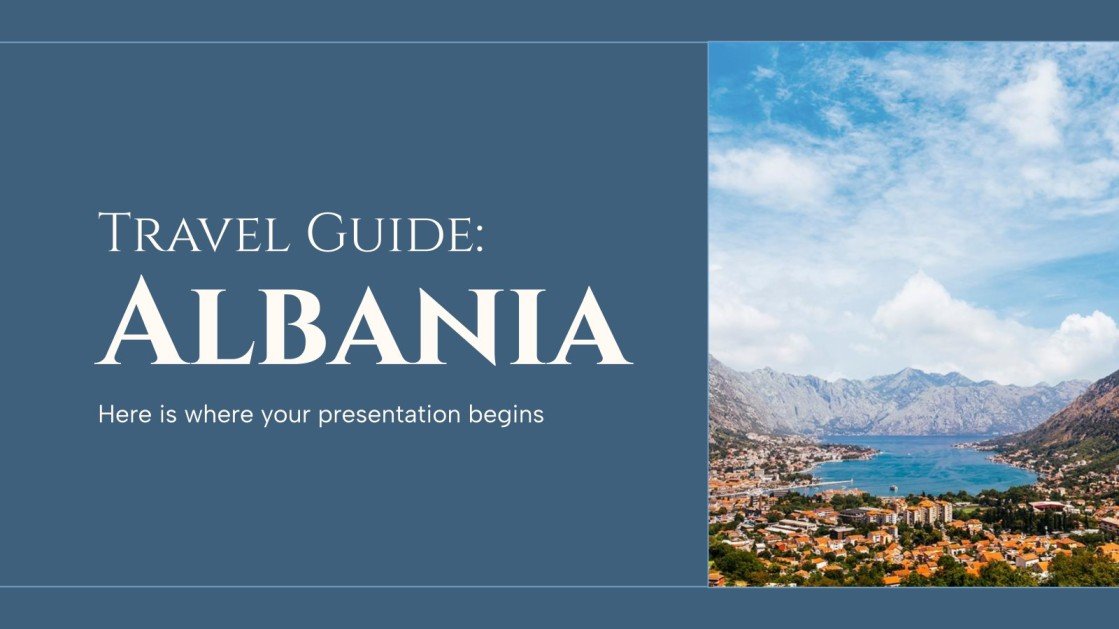 Google Slides & PowerPoint templates for travel guides