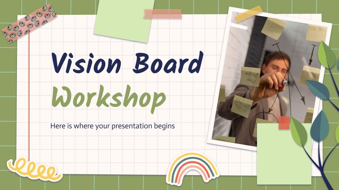 Vision board templates for Google Slides & PowerPoint