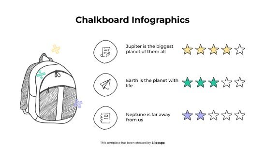 Chalkboard Infographics Template