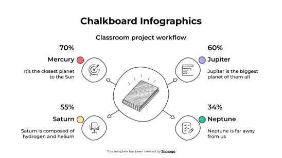 Chalkboard Infographics Template