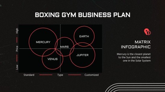 Boxing Gym Business Plan Infographics Template