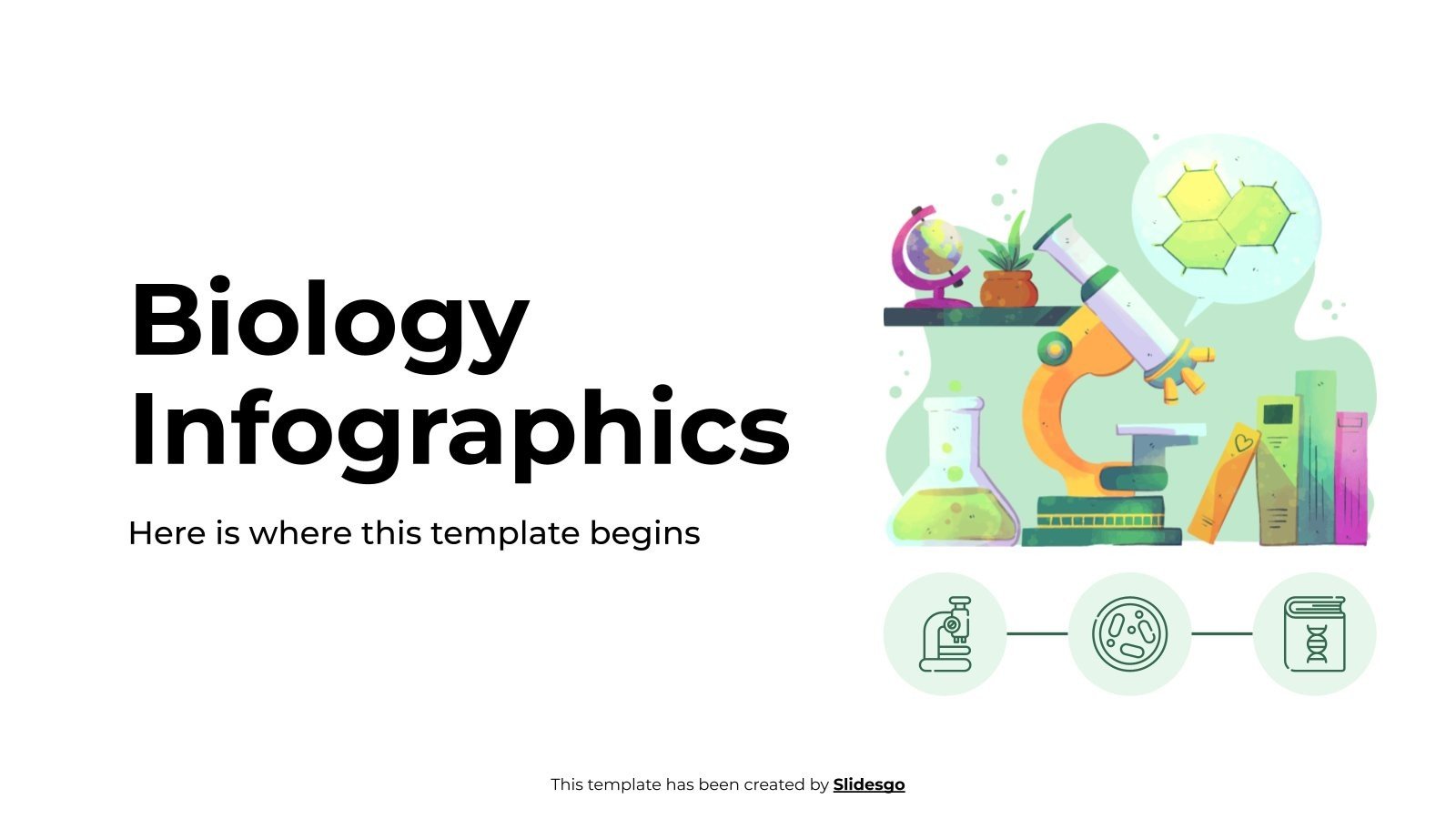 Biology Infographics Template