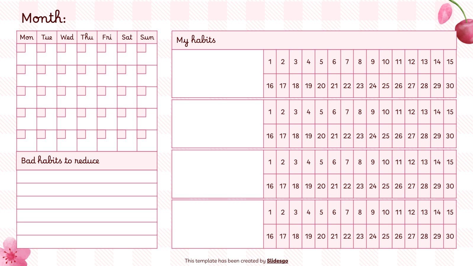 Coquette Aesthetic Planner Presentation