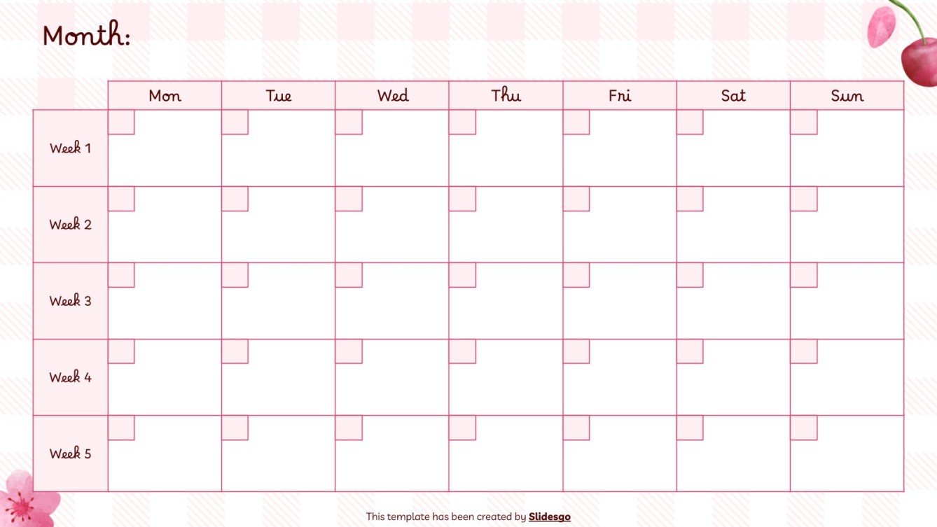 Coquette Aesthetic Planner Presentation