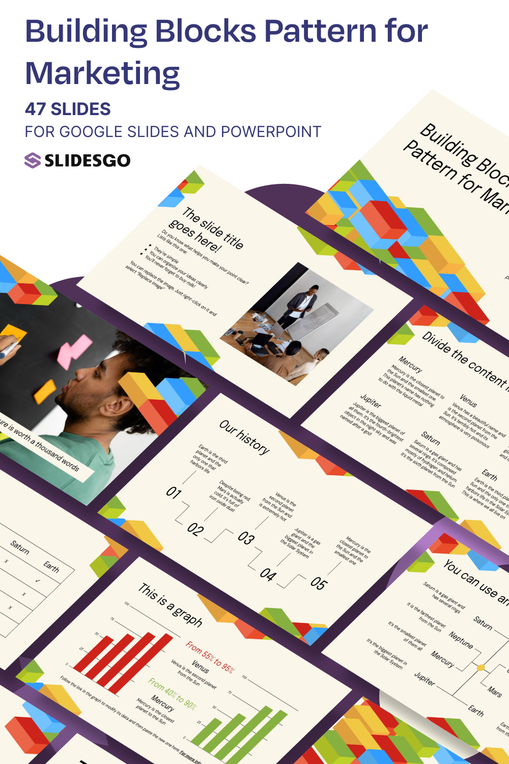 Building Blocks Pattern for Marketing Presentation