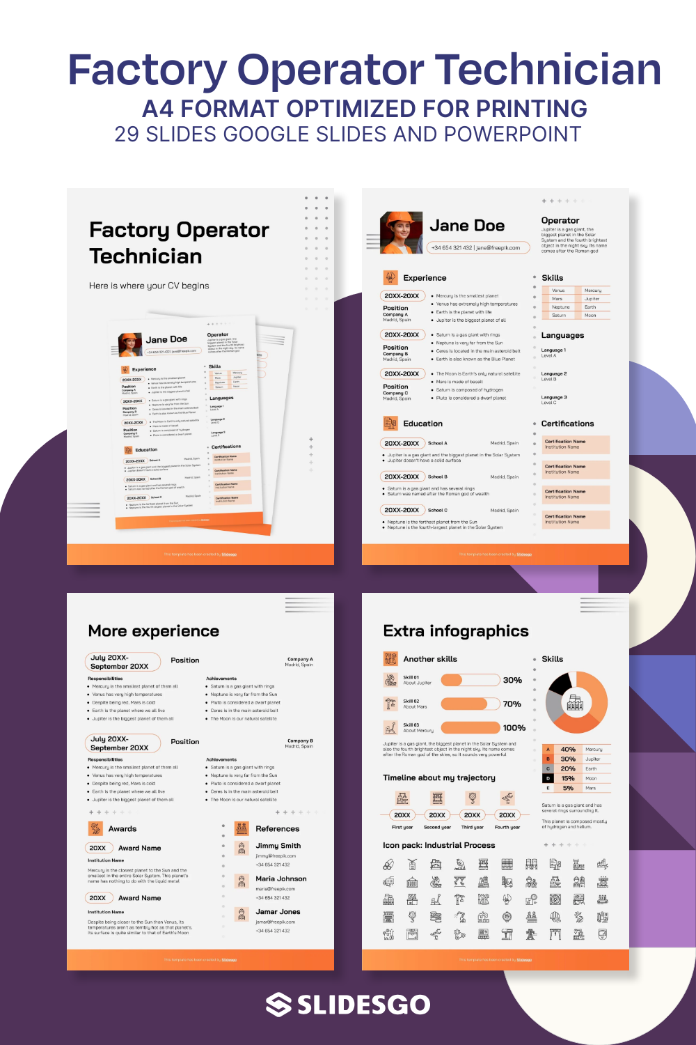 Factory Operator Technician Presentation