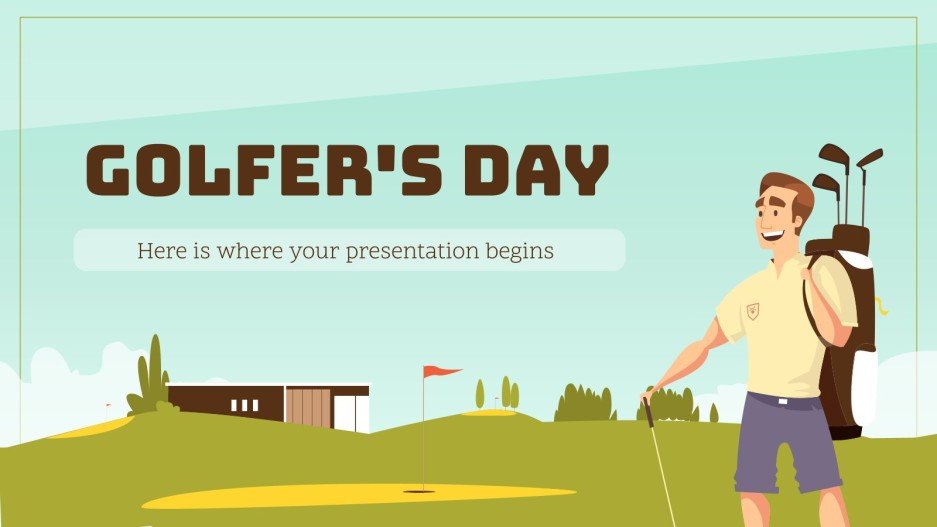 Golfer's Day | Google Slides theme & PowerPoint template