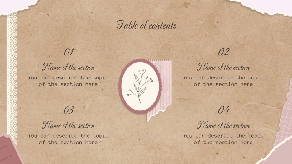 Coquette Aesthetic Scrapbook Presentation