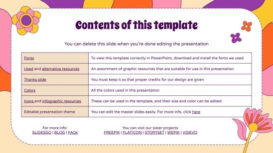 Funky Colors Middle School Lesson Presentation