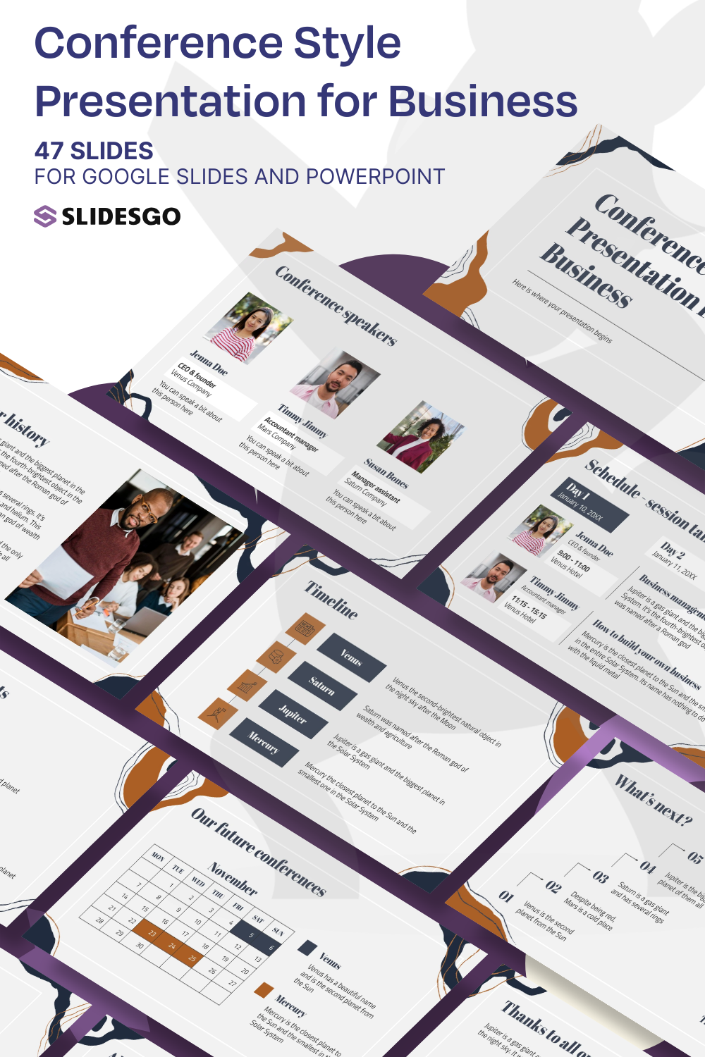 Conference Style Presentation for Business Presentation