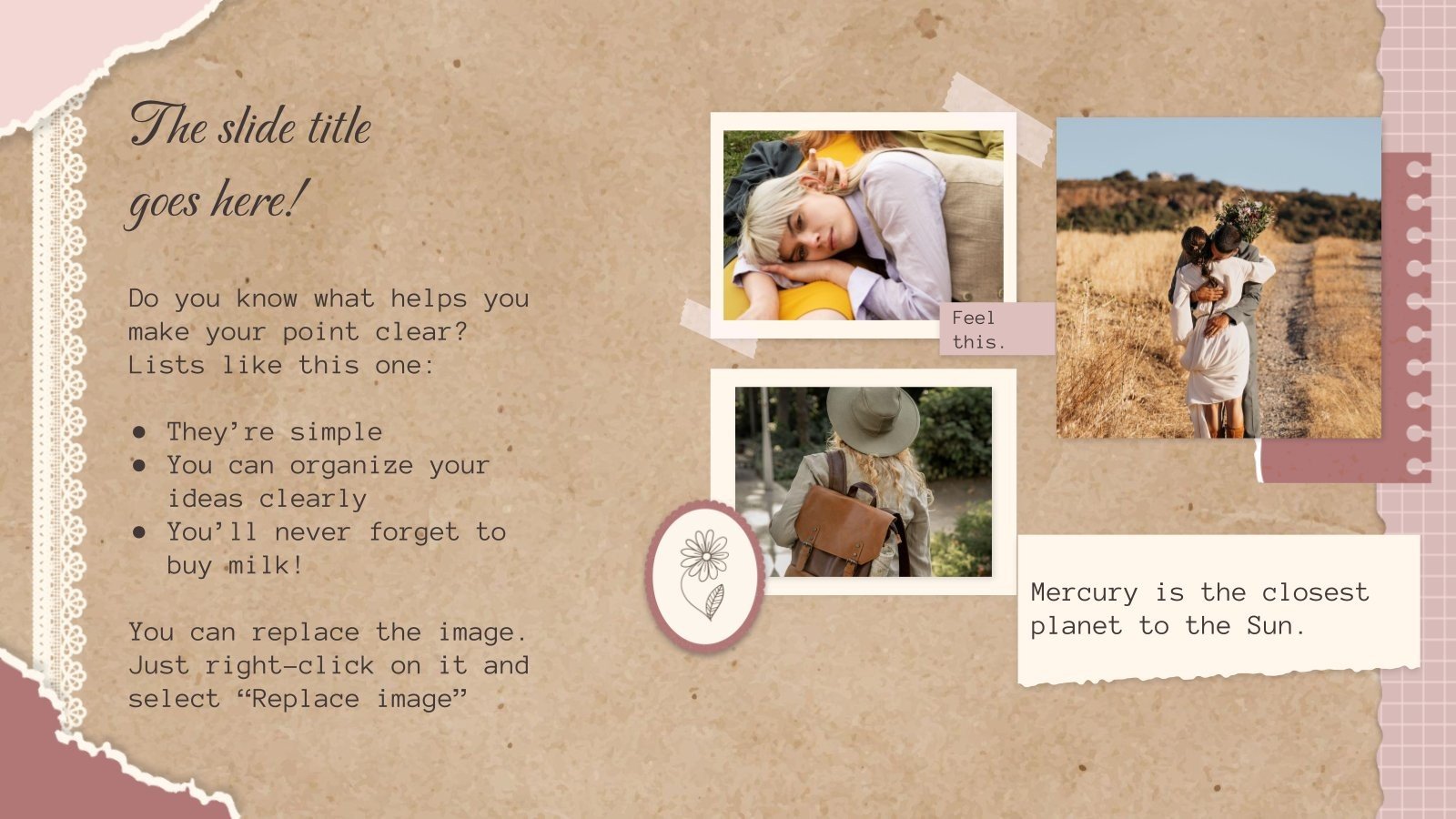 Coquette Aesthetic Scrapbook Presentation
