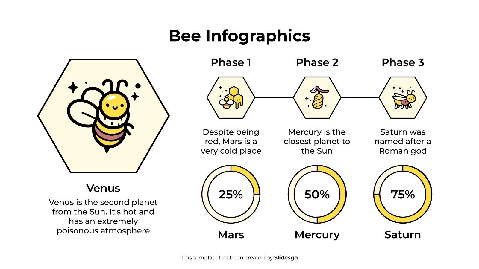 Bee Infographics Template