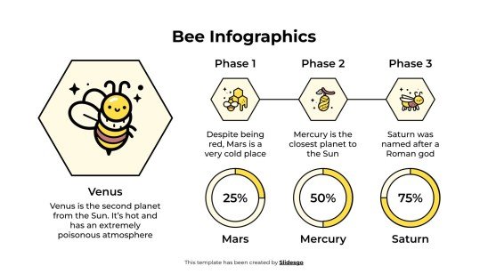 Bee Infographics Template