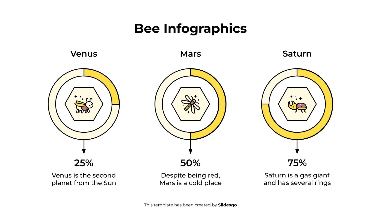 Bee Infographics Template