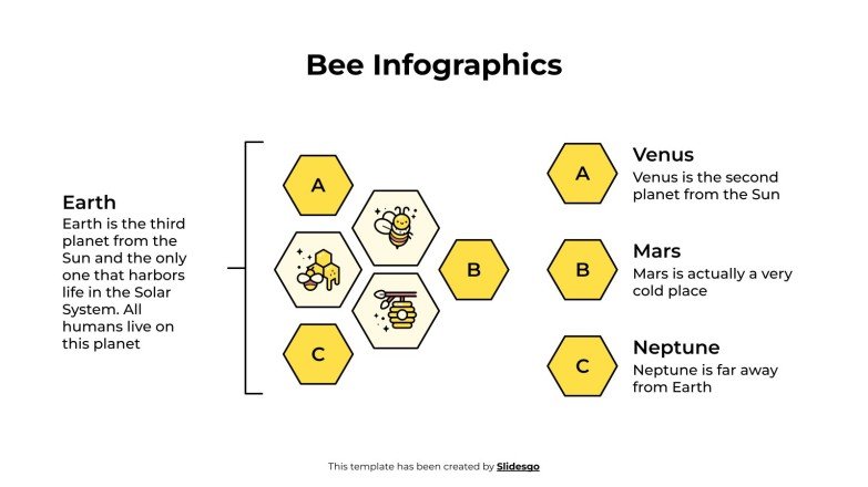 Bee Infographics Template