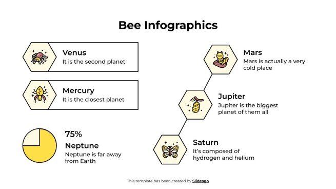 Bee Infographics Template